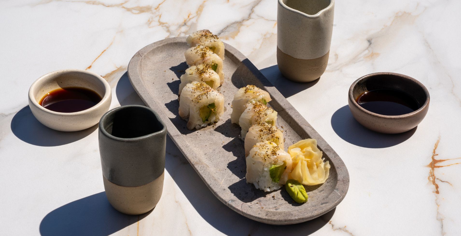 Sushi with truffle and spicy ponzu: this is the Ilios Cabo 's menu ...